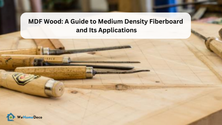 An Exclusive Guide to MDF Wood and Its Applications (2024) | We Home Deco